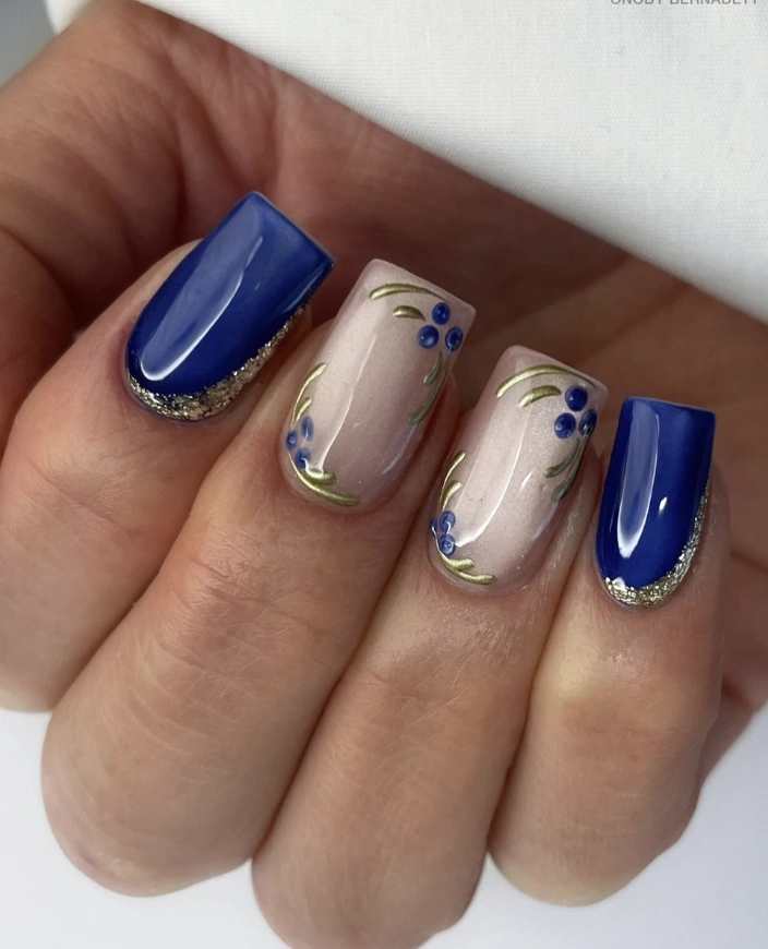 23+ Stunning Blue Nail Art for a Mesmerizing Manicure - TheChicSavvy